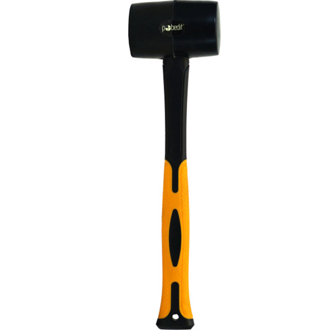 Киянка Pobedit, обрезиненная рукоять 70% фибергласс, черная, 900 г ...