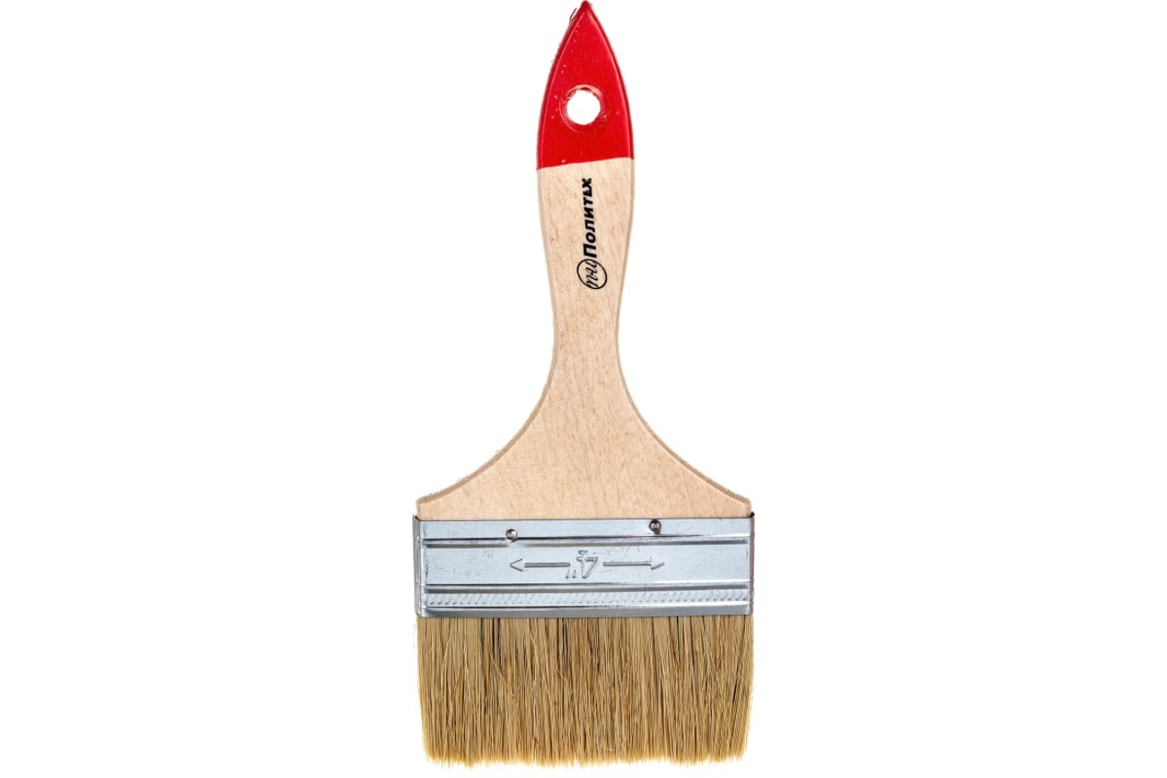 Кисть флейцевая ОПТИМА, светлая щетина 4" купить в Белгороде недорого ...